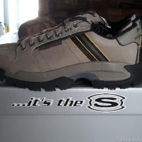 Skechers | Shoes | Skechers Leather Scuff Proof Workcasual M | Poshmark